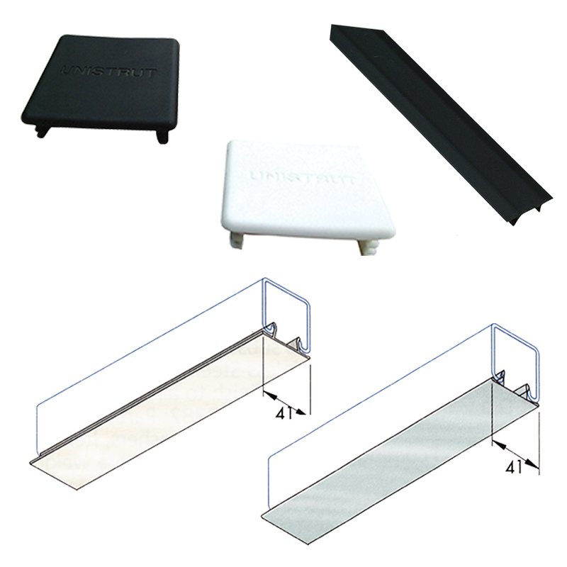 Unistrut Channel Covers & Caps - Kernow Fixings