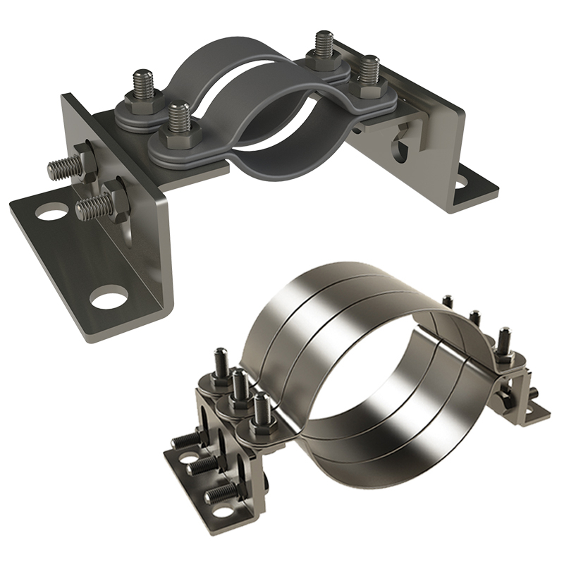 Pipe Anchor Brackets - Adjustable - Kernow Fixings