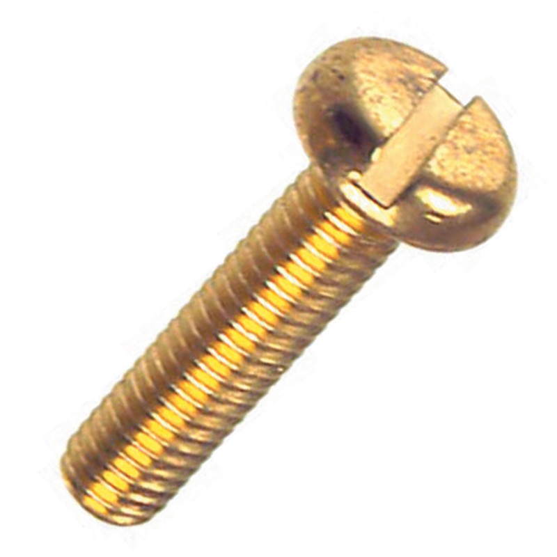 Pan Head Slotted Machine Screw - Kernow Fixings