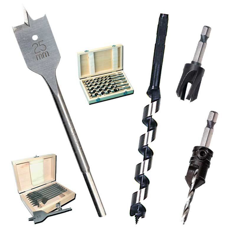 Wood Augers & Flat Bits - Kernow Fixings